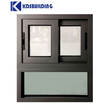 Quality Modern Design Double Leaf Aluminium Sliding Window Models With Mosquito Net For for sale