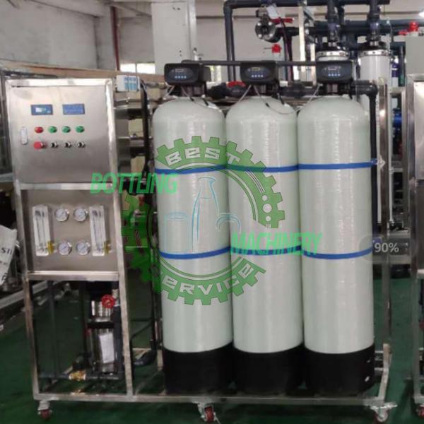 Quality 1000LPH Quartz Sand Actived Carbon Filter Tank With Softner Water Purifying for sale