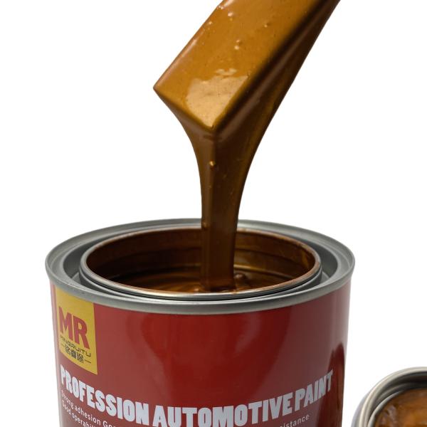 Quality M126 1K Orange Silver Spray Paint For Car Metallic Silver Auto Paint High for sale