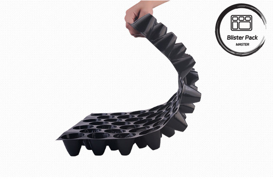Quality 185g 36 Cell Round Honeycomb Succulent Seedling Tray Durable PE for Flower for sale