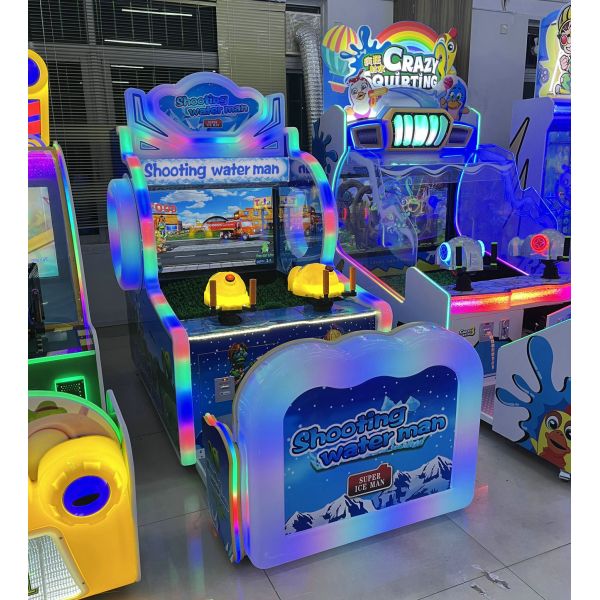 Quality 2 players water shooting game ticket redemption game gun shooting game machine for sale