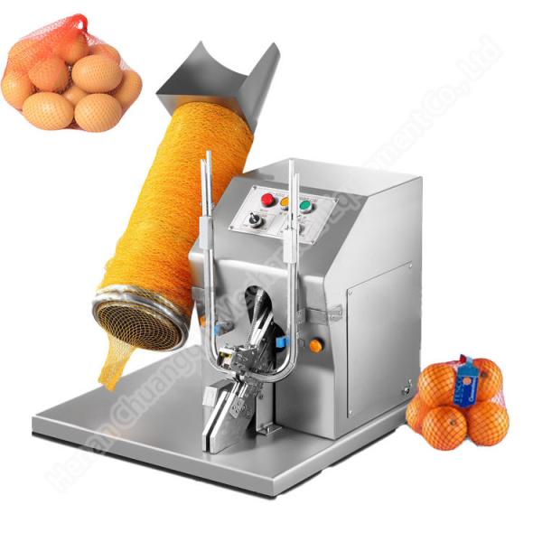 Quality Manual Type Fruit Mesh Bag Packing Machine Fruit Mesh Net Bag Packing Machine for sale