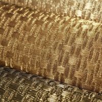 Quality Glitter Decorative Metal Wall Covering Art Deco Woven Wallpaper Wallcoverings for sale