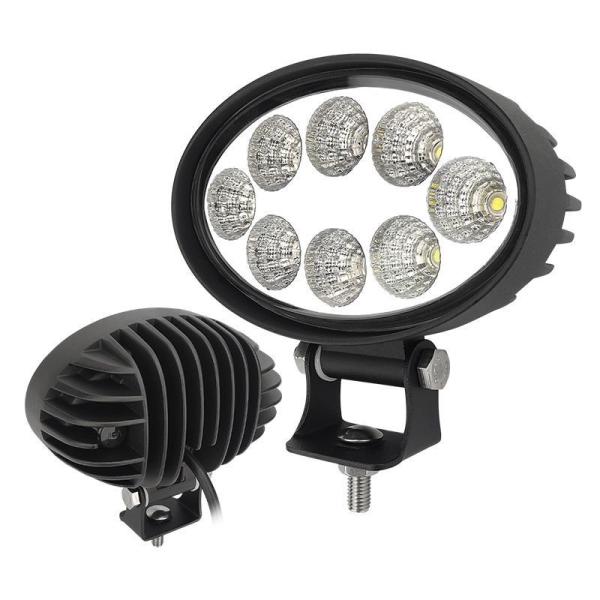 Quality Oval LED Work Light 24W 12V 24V DC Waterproof Universal Flooding/Spotlight for sale