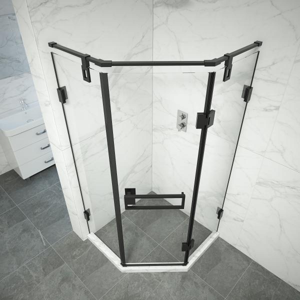 Quality 900x900mm Diamond Shaped Corner Shower Stall for sale