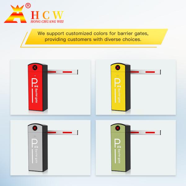 Quality HCW Pole Barrier Gate Model Traffic Price Remote Control 3s 6s Waterproof Cost for sale