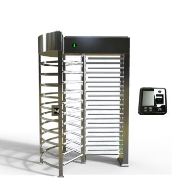 Quality Enhanced Security Full Height Turnstile SUS304 Entrance Access Control for sale