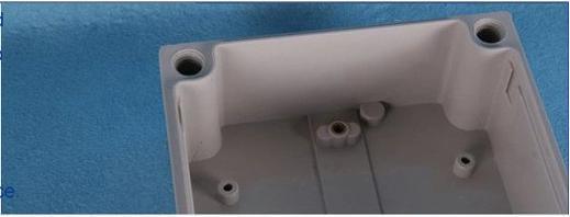 Outdoor IP66 Plastic Waterproof Electrical Cable Clear Cover Connection Junction Box