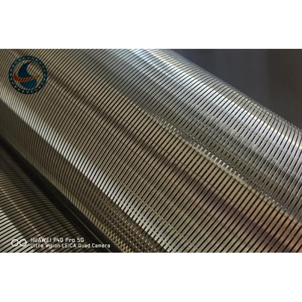 Quality 304SS Continuous Slot Profile Wire Screen Filter 8-5/8" #40 Slot Opening for sale