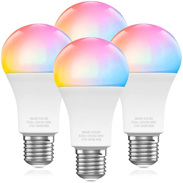Quality 7w Wi-fi Tuya Led A Bulbs Rgbw Color Changing Led Bulb Light E27 Auto Led Wifi for sale