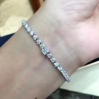 Quality Round Shape Princess Cut Diamond Bracelet Decoration Must-Have with US Currency for sale