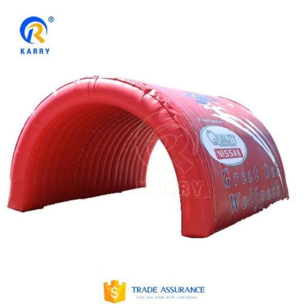 Quality Large Inflatable Tent Red Giant Inflatable Dome Tent with Weatherproof Material for sale