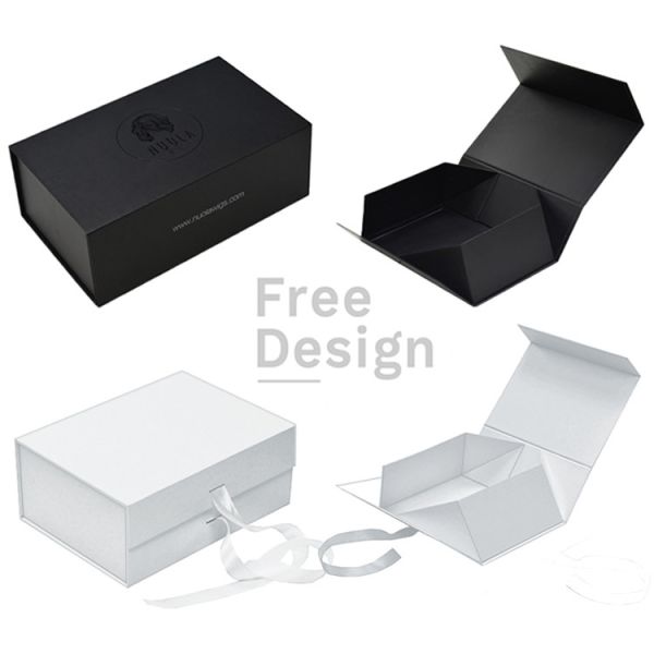 Quality Cardboard Folding Paper Box Recycled Magnetic Rigid Gift Box For Clothing Shoe for sale