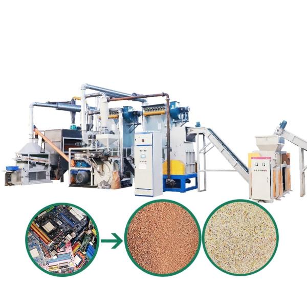 Quality High Copper Purity Waste Circuit Board Recycling Line For Customer Specification for sale