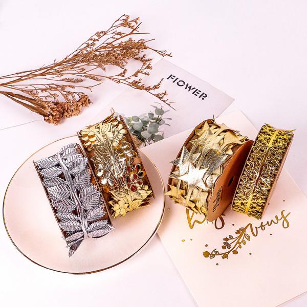 Quality Woven Cutout Ribbon for Birthday Party Decoration and Gift Wrapping 100% Polyester for sale