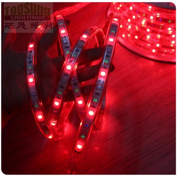 Quality Whole sale red flexible led strip 50m 220V 5050 smd strip 60LED/m led ribbon for sale