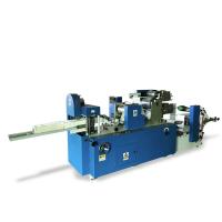 Quality Cocktail Napkin Folding Machine 1/4 Folded Steel To Paper Embossing With Color Printing for sale