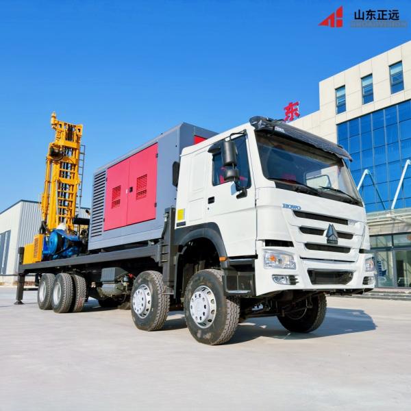 Quality Multifunctional Truck Mounted Drilling Rig Construction Water Bore Drilling Machine for sale