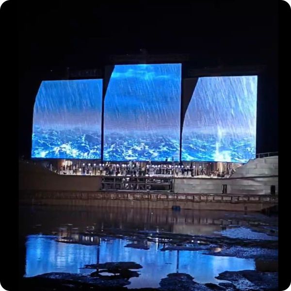 Quality High Brightness LED Grid Screen Customized Full Color Waterproof H2020 for sale