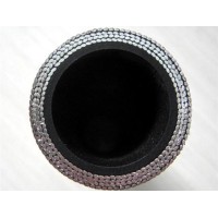 Quality Black Wrapped 16mm EN856 4SP 4SH Wire Spiral Hydraulic Hose for sale