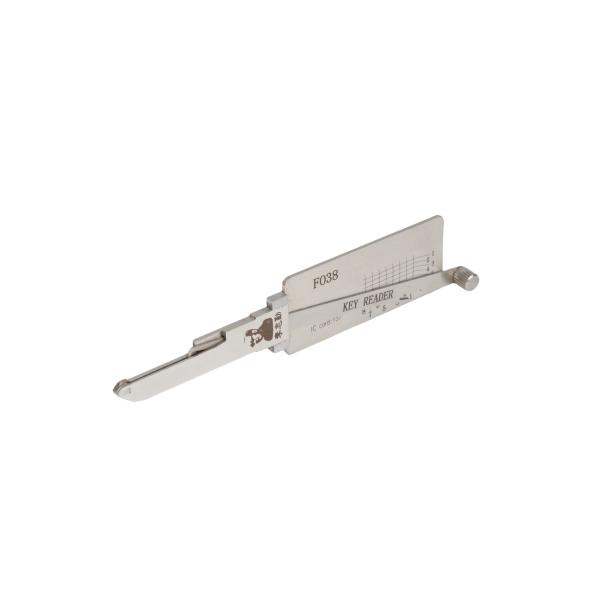 Quality 2-in-1 Lishi FO38 Flat 8 Cut Decoder and Pick Locksmith Tool Vehicles Vehicle for sale