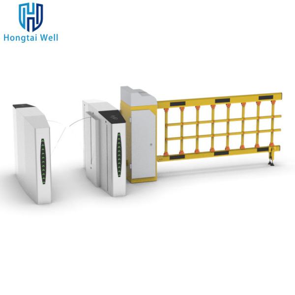 Quality Automatic RFID Turnstile Gate Pedestrian Temperature Measurement Gate DC Motor DC24V for sale