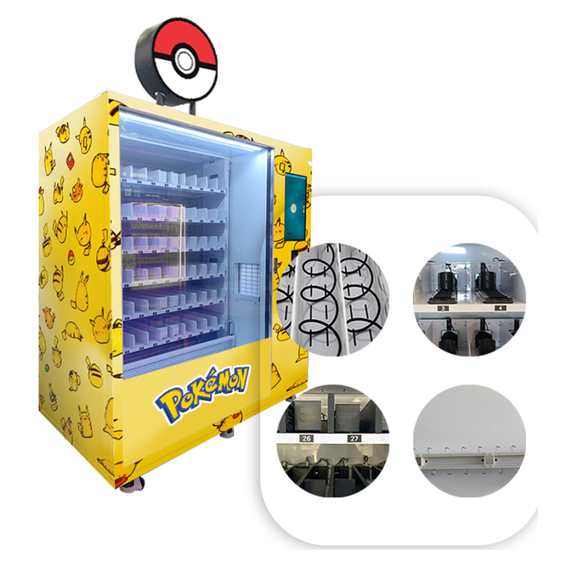 Pokemon Vending Machine have Super-Large Storage – Minimize Restocking, Maximize Convenience and Elevator Delivery System