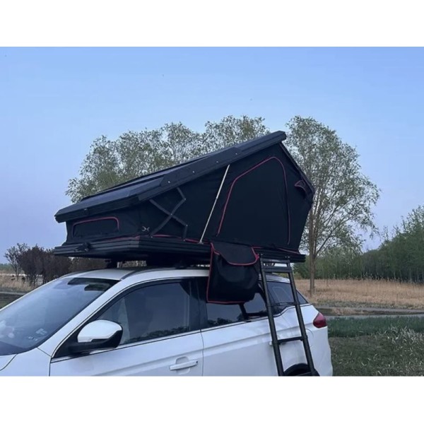 Quality Expedition Black Jeep SUV Canvas Car Roof Top Tent For Camping for sale
