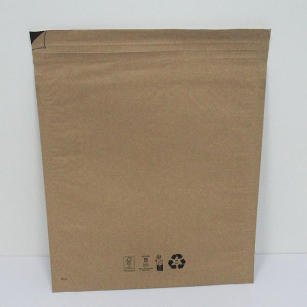 Quality Elegant Custom Biodegradable Mailers 15x20cm Embossed Recycled Kraft Mailers for sale