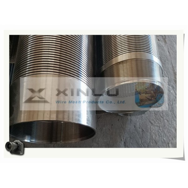 Quality Dewatering Wedge Wire Screen Filter Sand Control V Wire Mesh 9-5/8" for sale