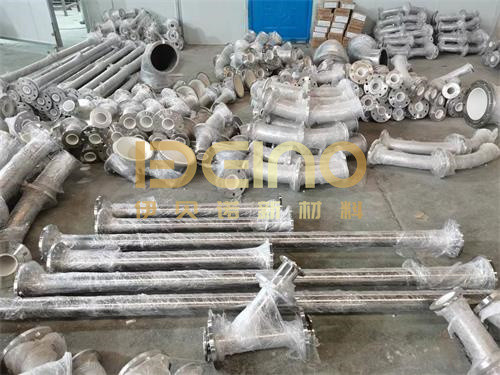 Quality Custom Alumina Ceramic Lined Tee for Abrasive Material Conveying for sale