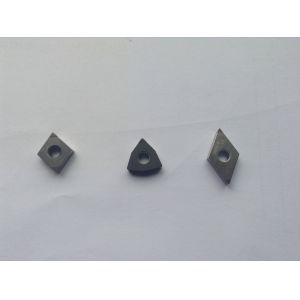 Quality PCD CBN Turning Insert Silver Super Hard Cutting Tools Customized for sale