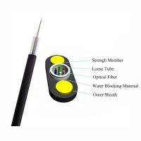 Quality Unitube Flat Drop Fiber Optic Cable FTTH 5X6 MM 50um for sale