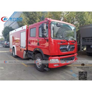 Quality 4000L Water Tank Dongfeng Duolicar 4x2 Fire Pumper Truck for sale