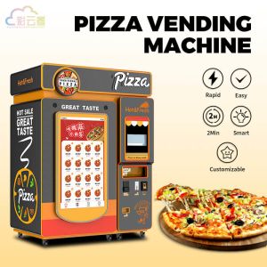 Quality 32 Inch Screen Pizza Vending Machine Cost 3-5 Minutes Cooking Time Solution for for sale