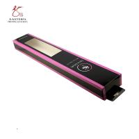 Quality Black Color Cosmetics Luxury Hair Extension Packaging 4cm Width 25cm Length for sale