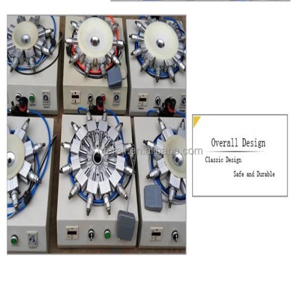 Quality E27 E22 desktop type lamp base press crimping machine, automatic lamp base hand for sale