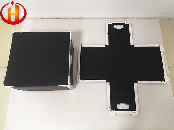 Quality Waterproof Foldable Plastic Corrugated Box With Frames Reusable for sale