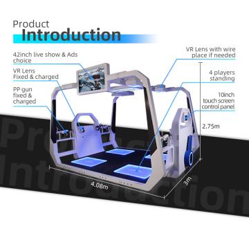 Quality Multiplayer Virtual Reality Equipment Interactive 220V 4 Player VR Games for sale