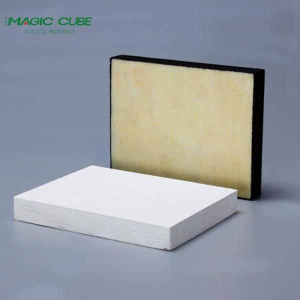 Quality Square Fiberglass Acoustic Ceiling Panels Environment Friendly High Performance for sale