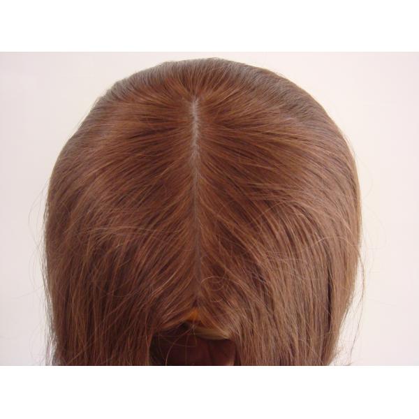 Quality Ladies Hair Pieces Light Density Heat Friendly Wigs Middle Part for sale