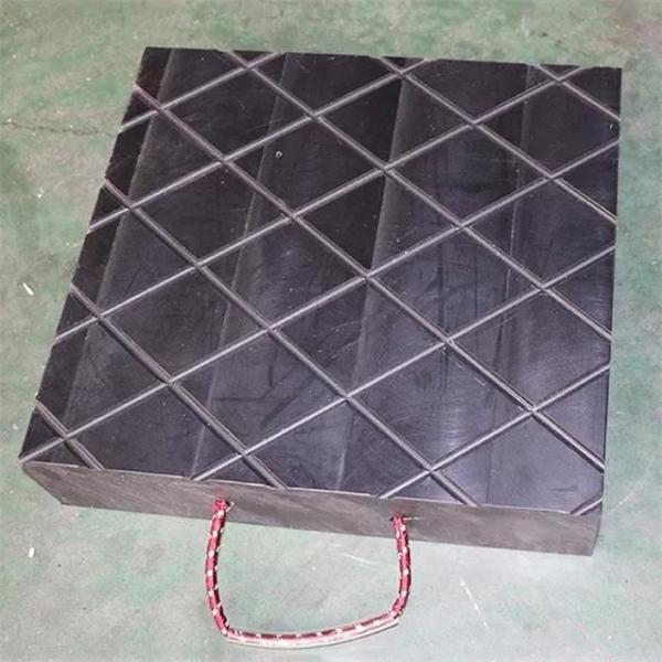 Quality Crane Mats HDPE Outrigger Pads Polyethylene Plastic Load Distribution Pad for sale