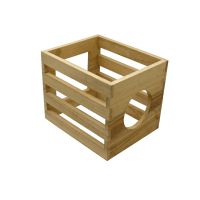 Quality Square shaped wooden bread box / wooden bread tray for sale