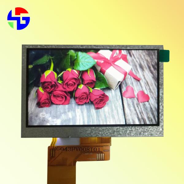Quality 4.3 Inch RGB Interface High Brightness TFT Display 480x272 IPS Full View for sale