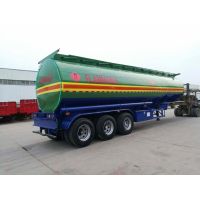 Quality 3 Axle Natural Gas Petroleum Gasoline Transport Fuel Tank Semi Trailer with 12 for sale
