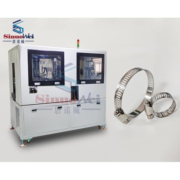 Quality Adjustable Screw Worm Gear American Type Hose Clamp Hose Banding Machine ODM for sale