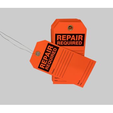 Quality 5 3/4" Rectangular Lockout Plastic Safety Tag Fluorescent 300g Cardstock for sale