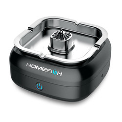 Quality Homefish Stainless Steel Electric Multifunctional Ashtray Air Purifier HEPA for sale