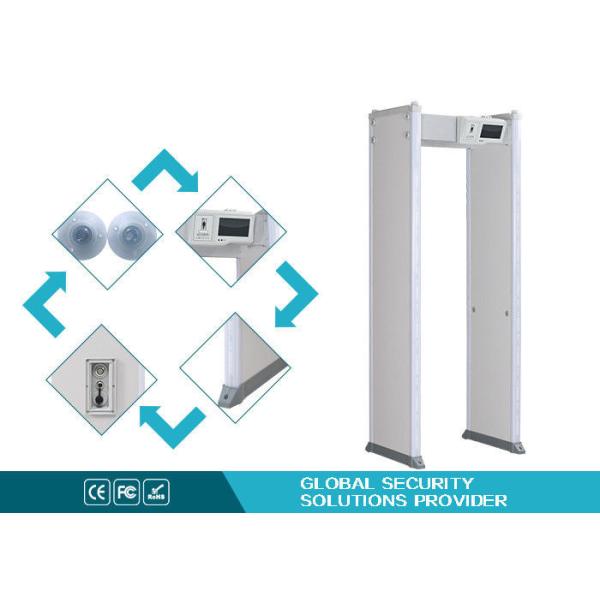 Quality Double Infrared Body Metal Detectors With Phone App , 24 Detecting Zones for sale