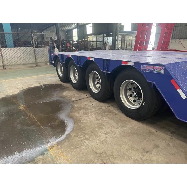 Quality Gooseneck Lowbed Trailer Customization For Oversized Load Transportation for sale